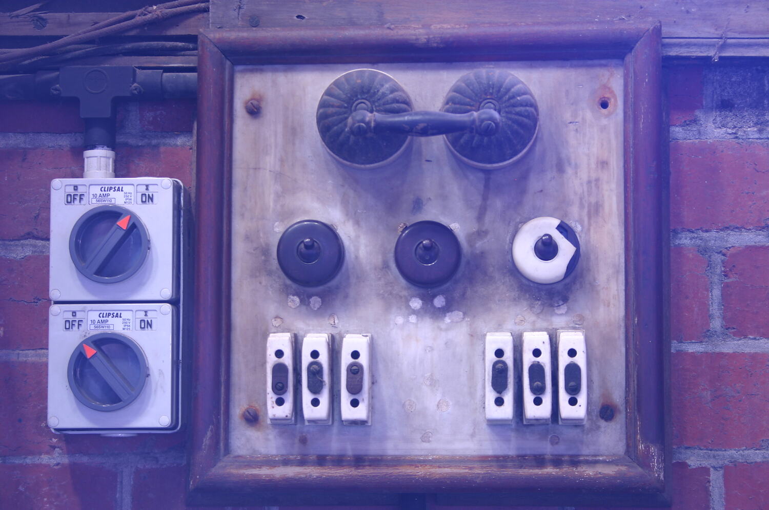 Switchboard - Marble Faced, Spotswood Sewerage Pumping Station ...