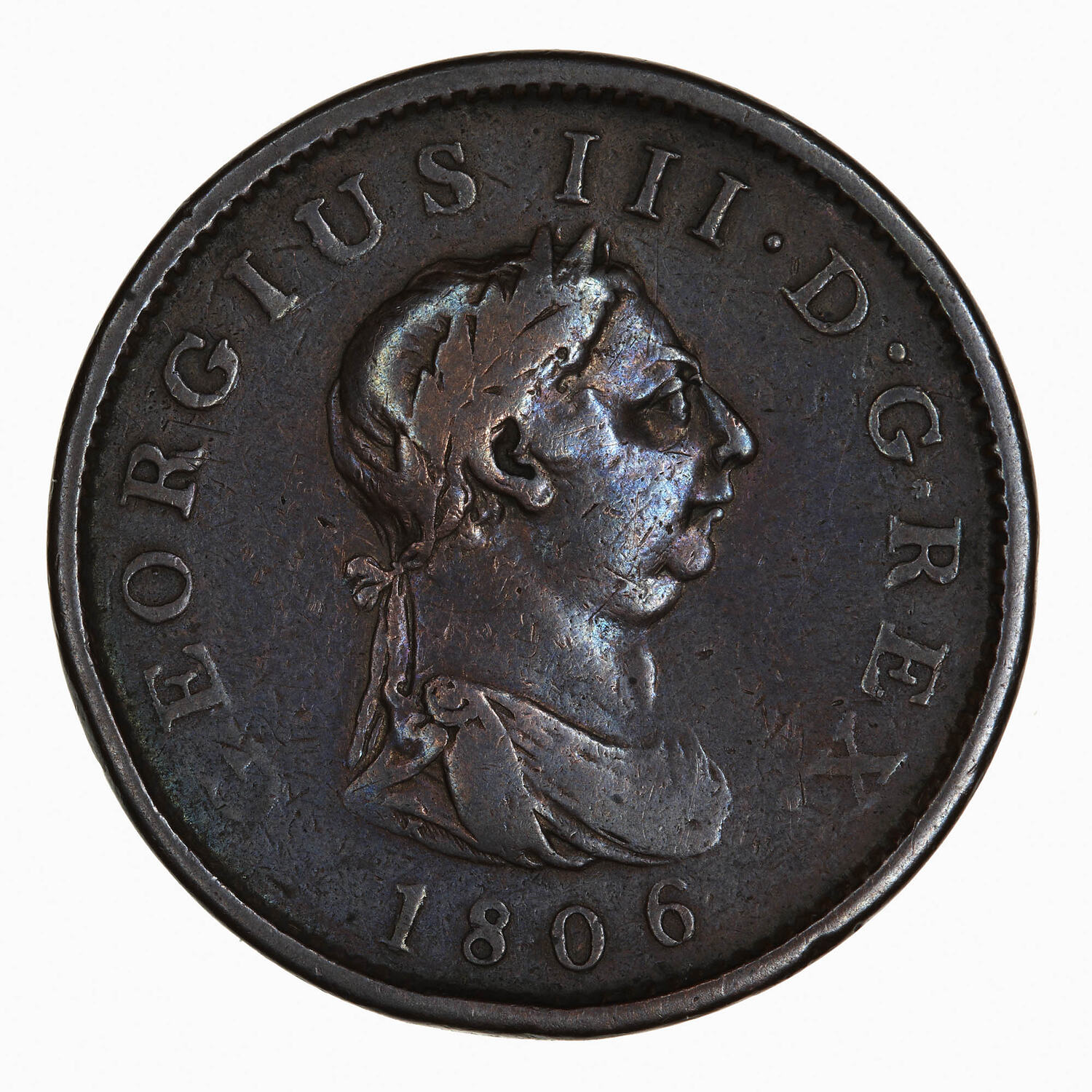 Coin - Penny, George III, Great Britain, 1806