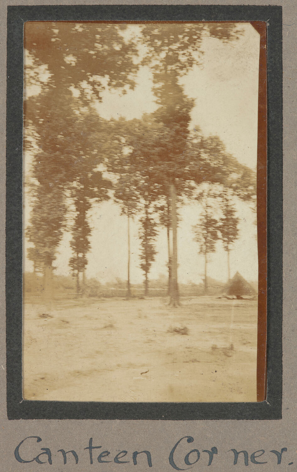 Photograph - 'Canteen Corner', France, Sergeant John Lord, World War I ...