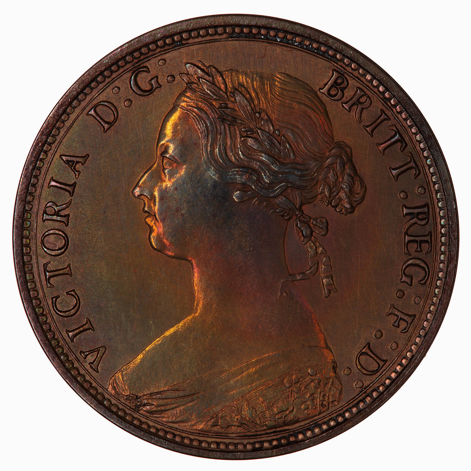 Proof Coin - Halfpenny, Queen Victoria, Great Britain, 1879