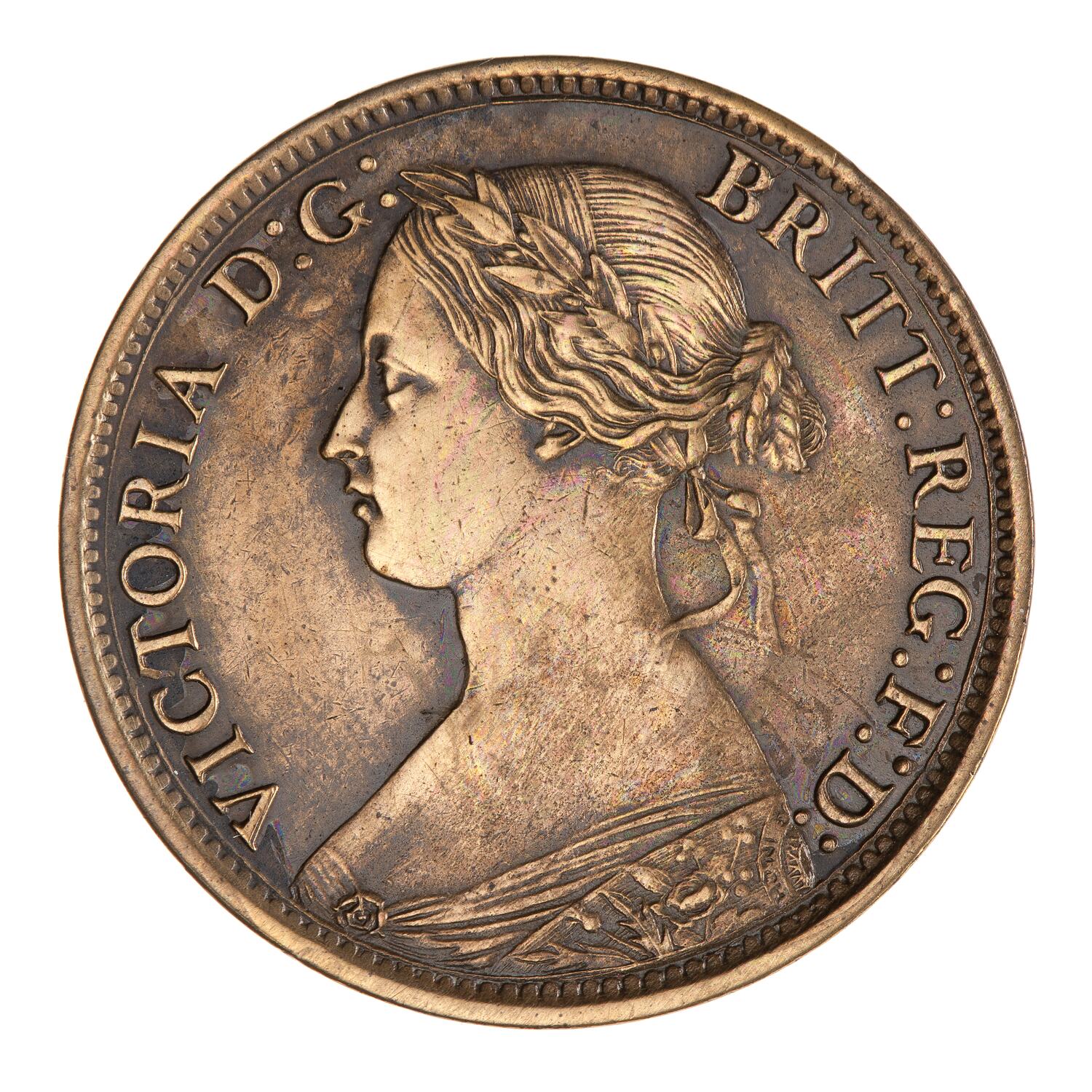 Coin - 1/2 Cent, New Brunswick, Canada, 1861