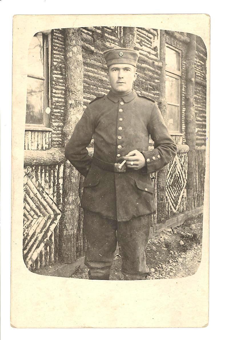 Postcard - Portrait of German Soldier, World War I, 1914-1918
