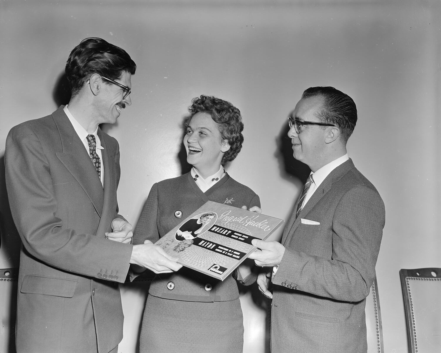 Negative - Philips Electrical Industries, Portrait of Ingrid Haebler ...