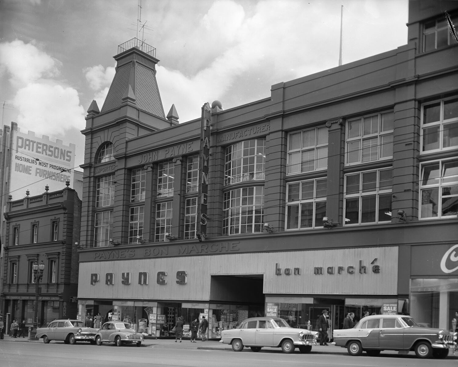 Negative - Payne's Bon Marché Ltd, Building Exterior, Melbourne ...