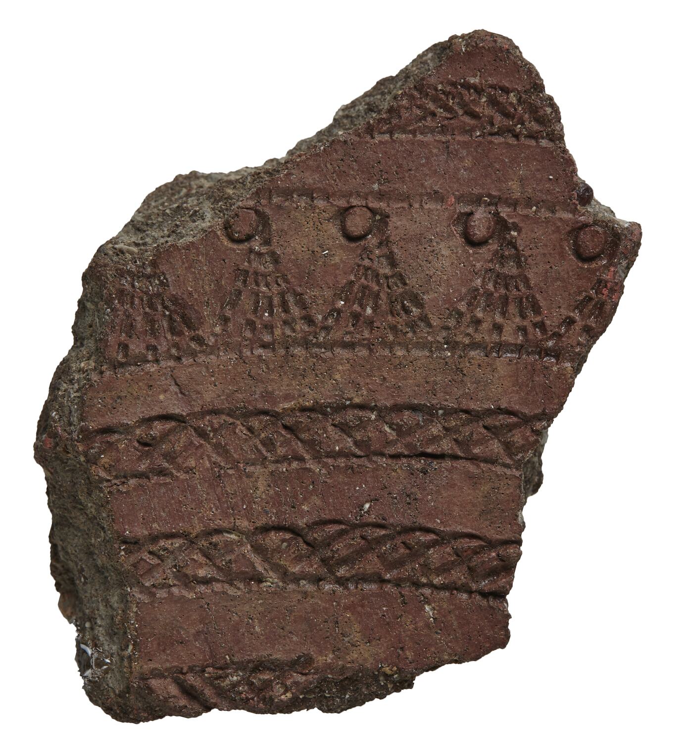 Potsherd. Watom Island, East New Britain, Papua New Guinea. c. 2850 to ...