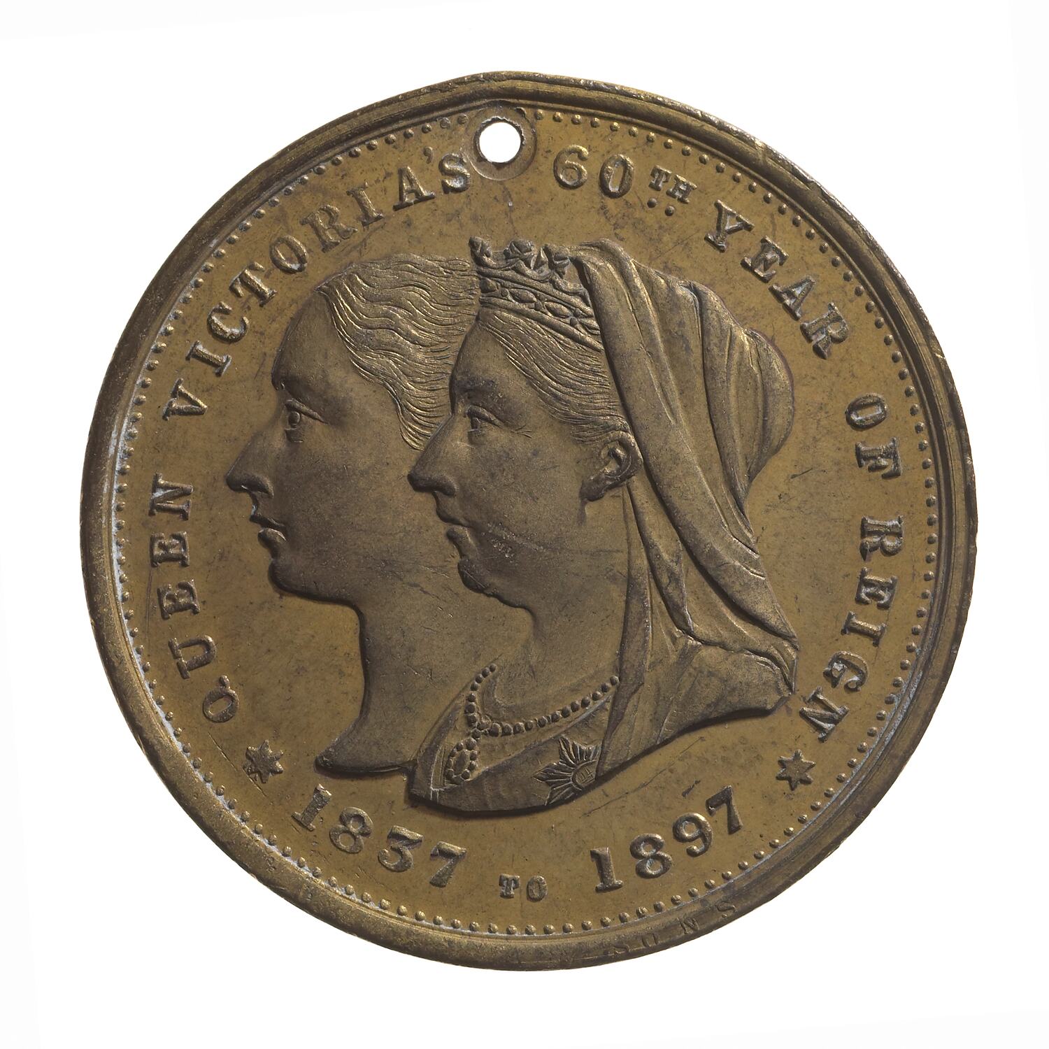 Medal - Diamond Jubilee of Queen Victoria, Shire of Donald, Victoria ...