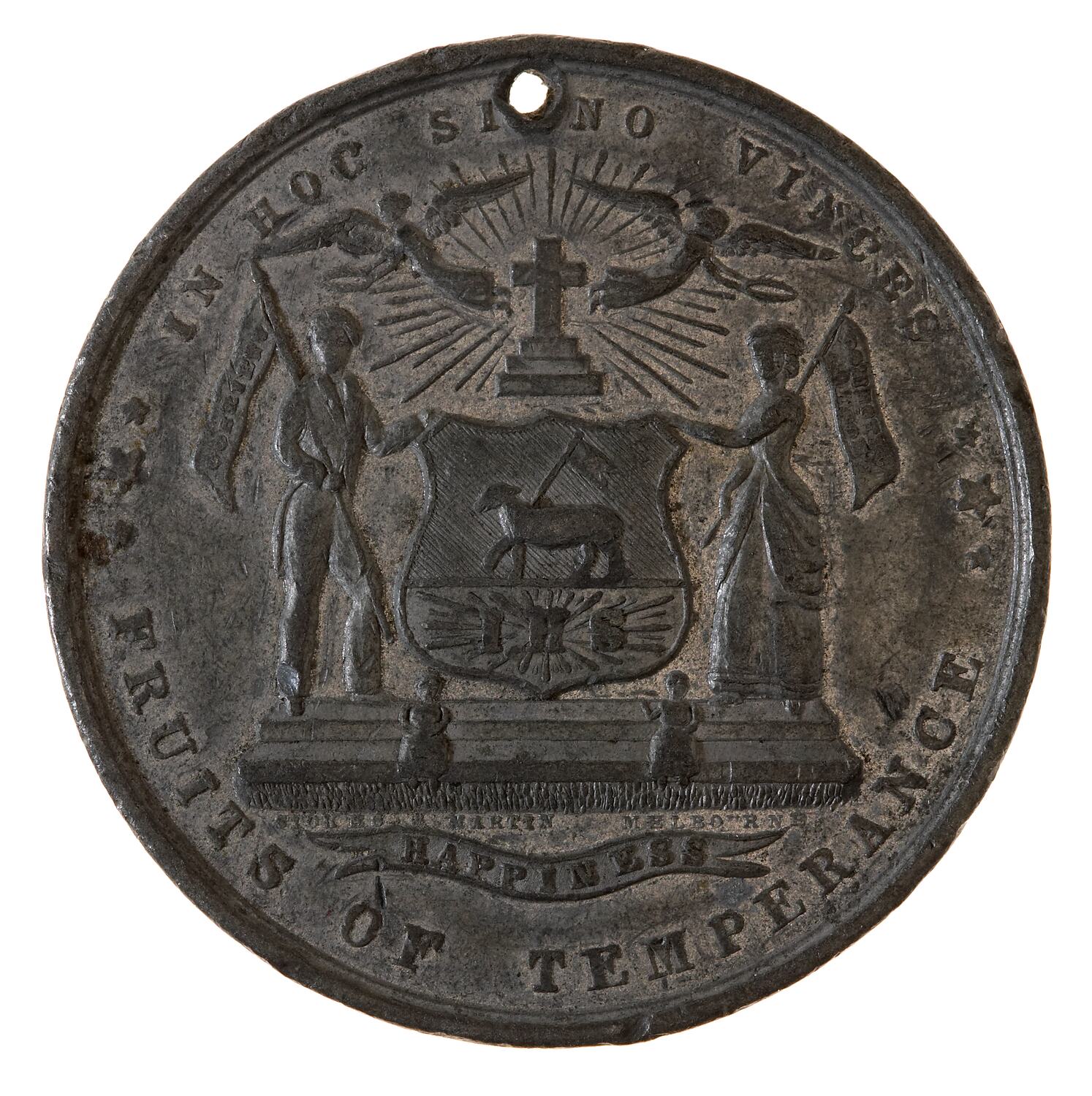 Medal - Roman Catholic Total Abstinence Pledge, Australia, circa 1885