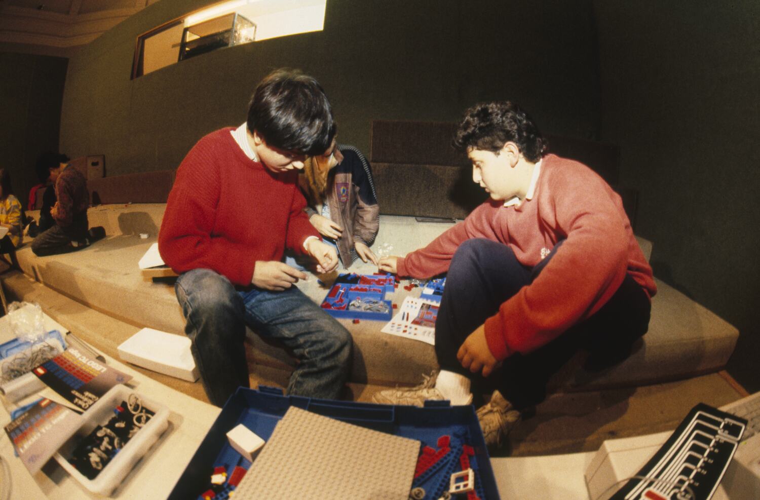 Digital Photograph - George Proimos & Fellow Students Programming LEGO ...