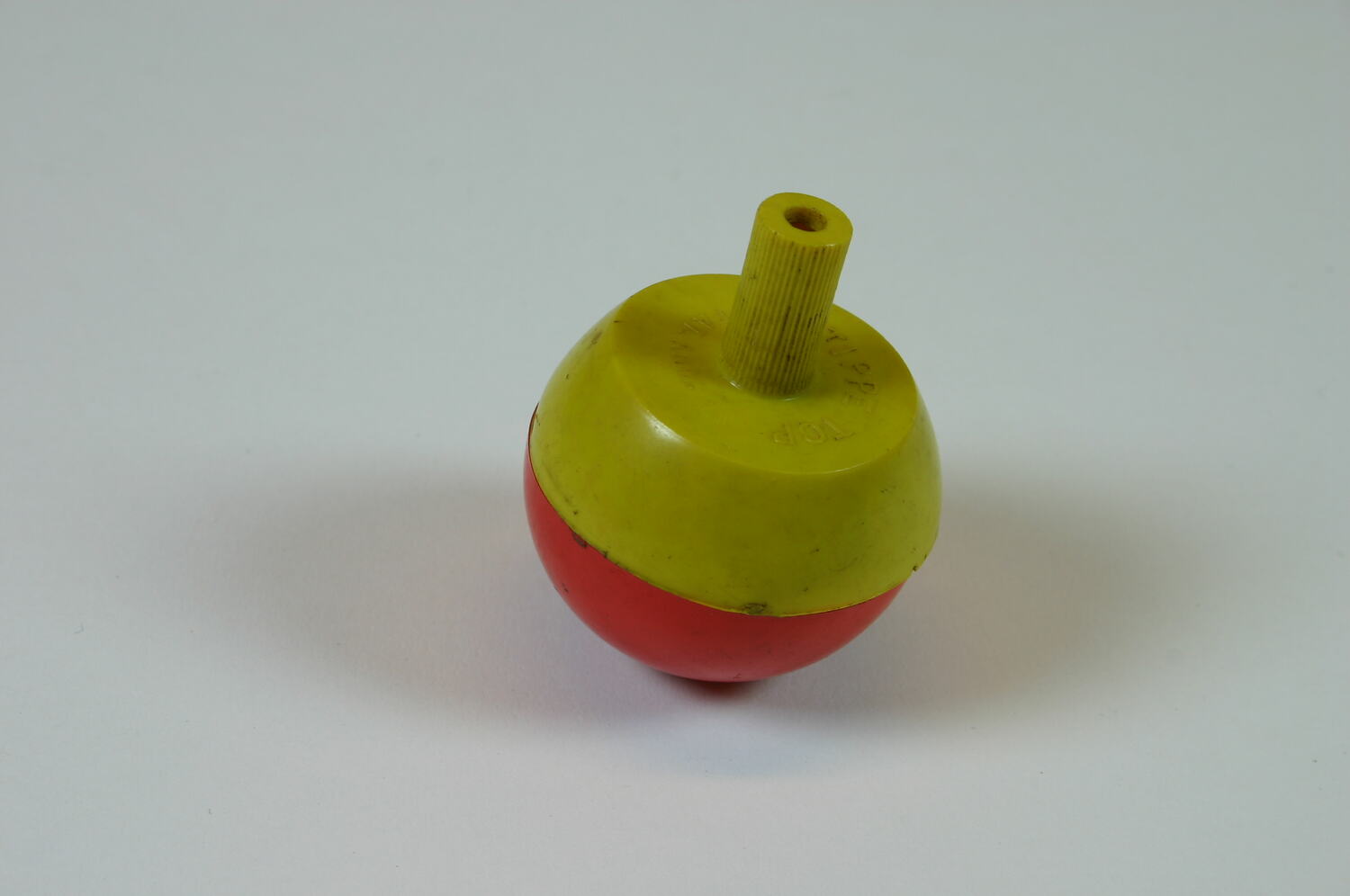 Spinning Top - Tippe, Red & Yellow Plastic