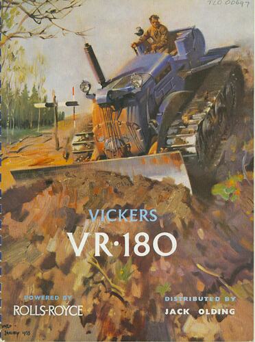 Descriptive Booklet - Vickers (Crayford) Ltd, VR.180 Crawler Tractor, 1953