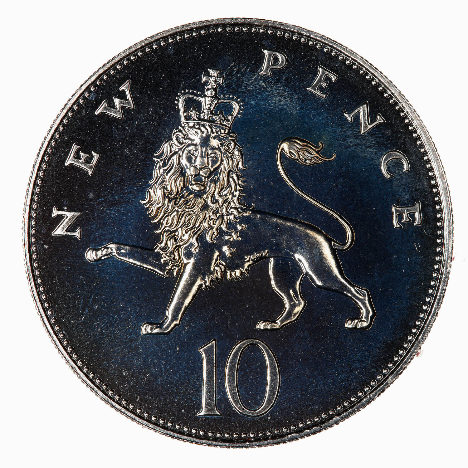 Proof Coin - 10 Pence, Great Britain, 1973