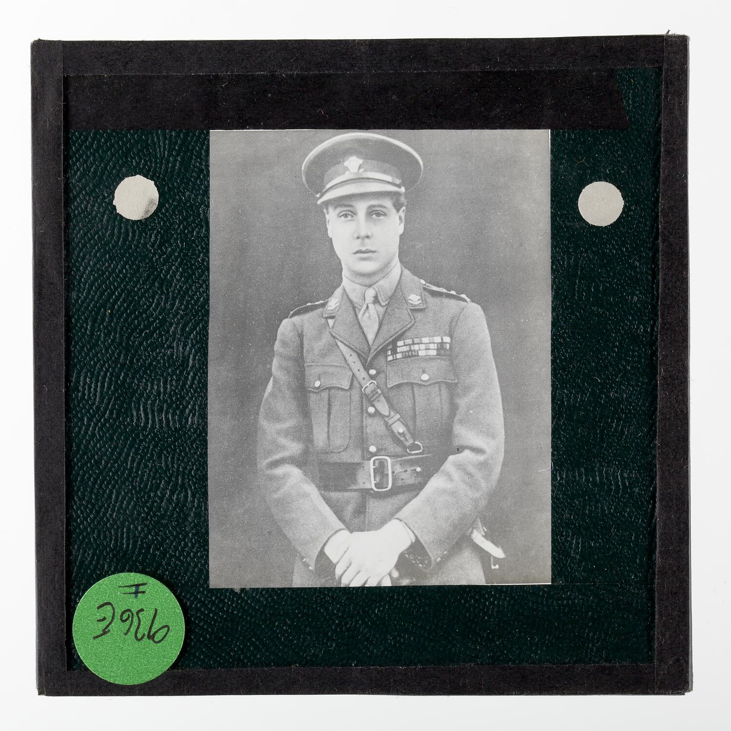 Lantern Slide - Portrait of King of England, Ellsworth Relief ...