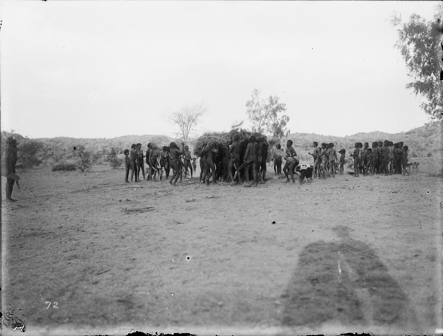 Glass plate. Arrernte. Alice Springs, Central Australia, Northern ...