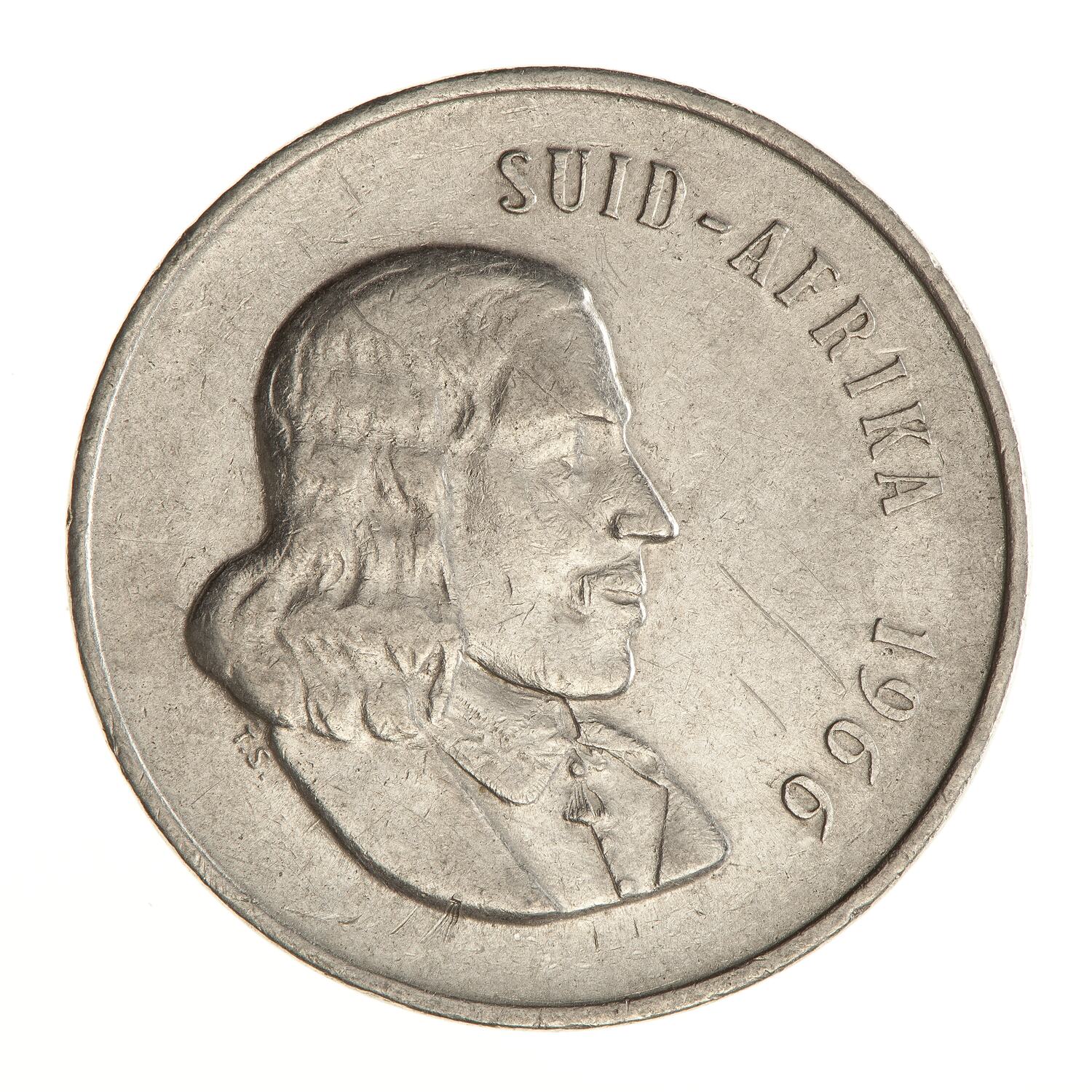 Coin - 20 Cents, South Africa, 1966