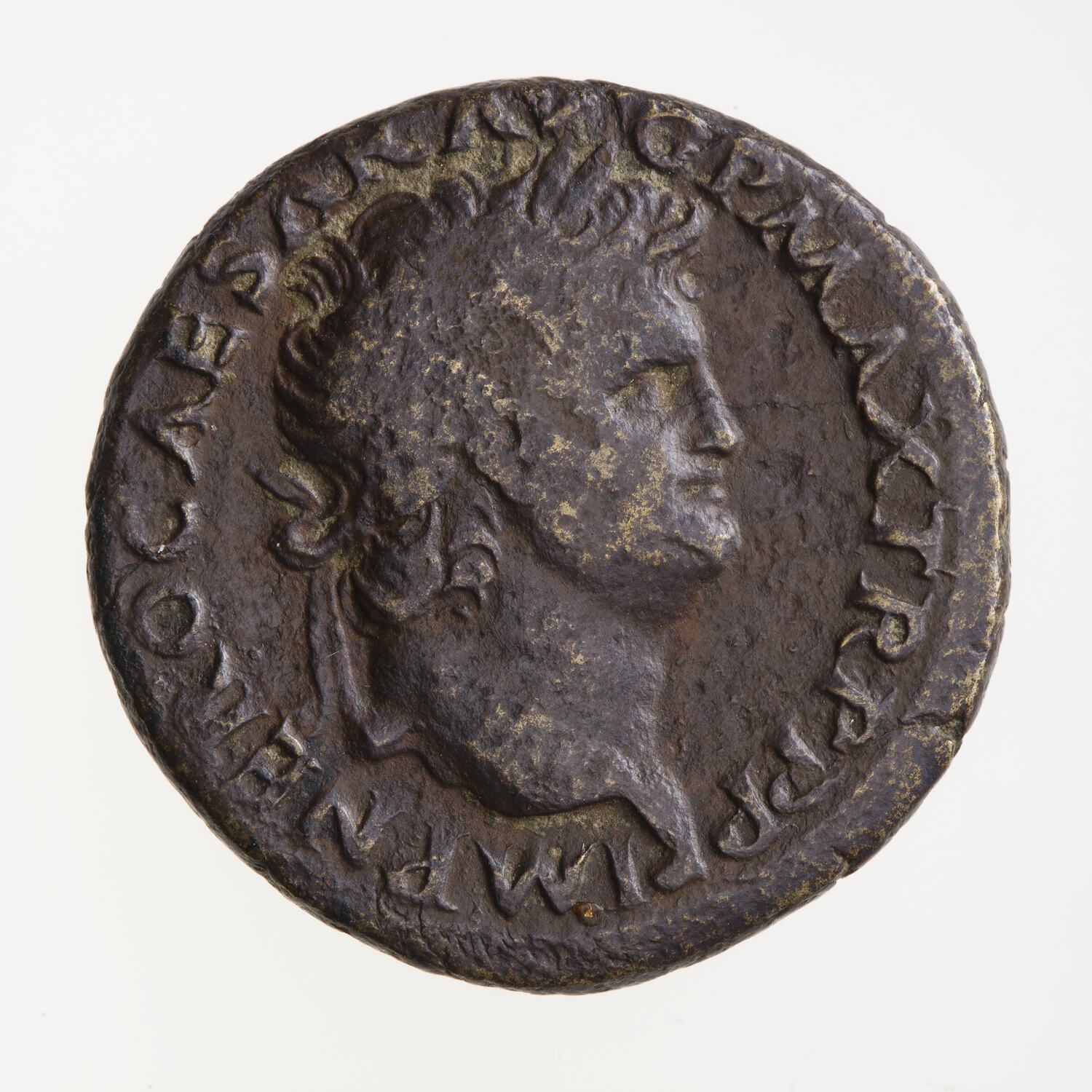 Coin - Dupondius, Emperor Nero, Ancient Roman Empire, 66-68 AD