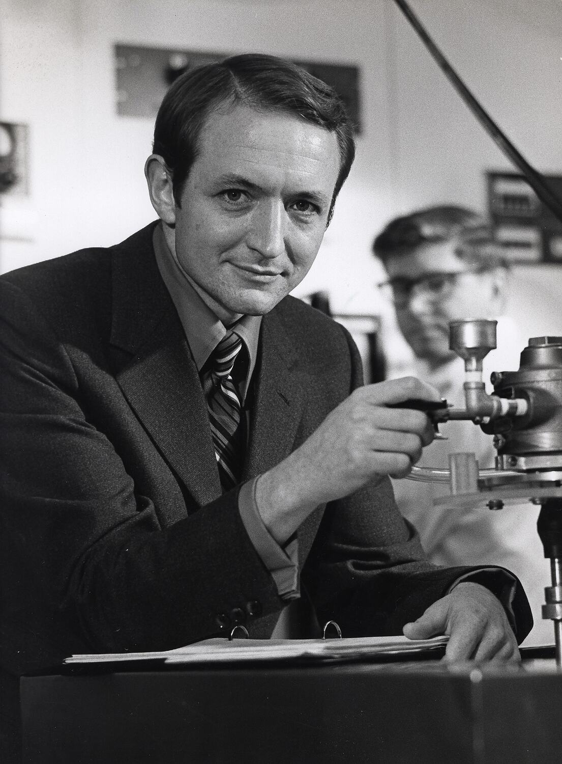 Photograph - Peter Harvey at Kodak Park, Rochester, 1971