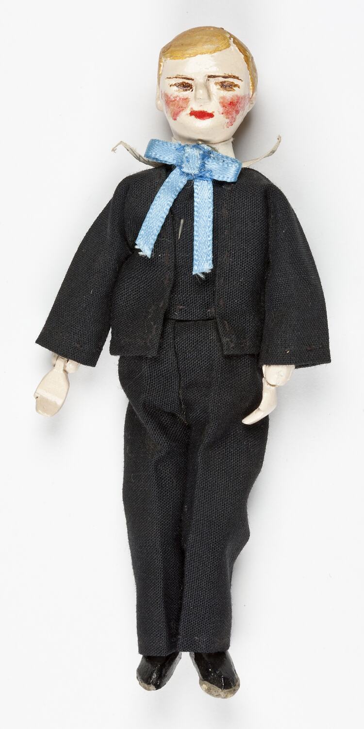 Doll - Male, Library, Dolls' House, 'Pendle Hall', 1940s