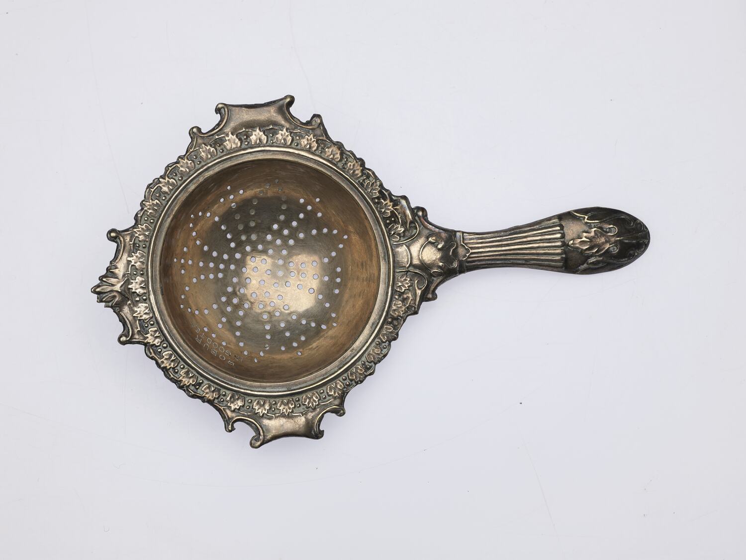 Tea Strainer - 'Robur is Good Tea', circa 1910-1925