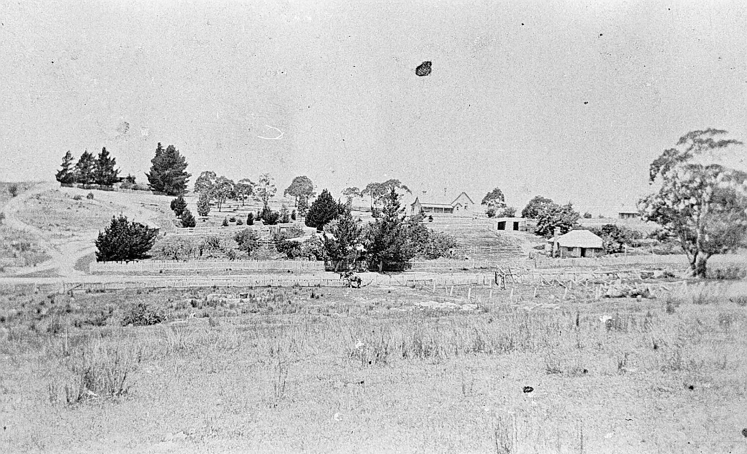 Negative - Gillett Homestead & Farm, Mount Mercer, Victoria, circa 1885