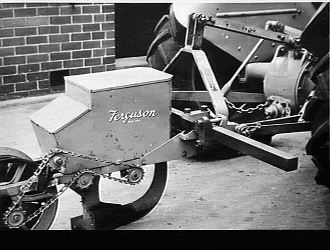 Photograph - Massey Ferguson, Ferguson Planter Mounted on Tractor ...
