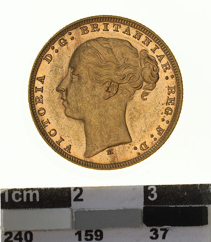 Coin - Sovereign, Victoria, Australia, 1879
