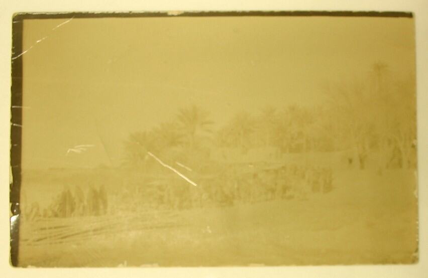 Postcard - Pontoon Bridge, Baquba, Iraq, World War I, 1916-1919