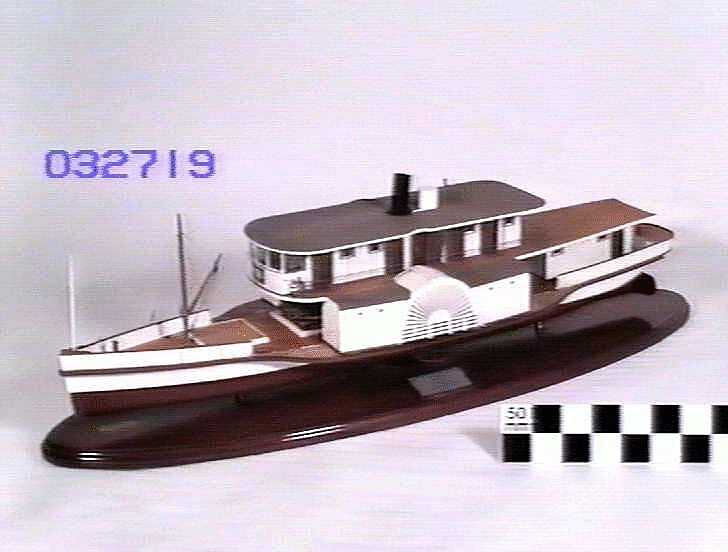 Paddle Steamer Model - PS Tyro, Murray River, Australia, 1872