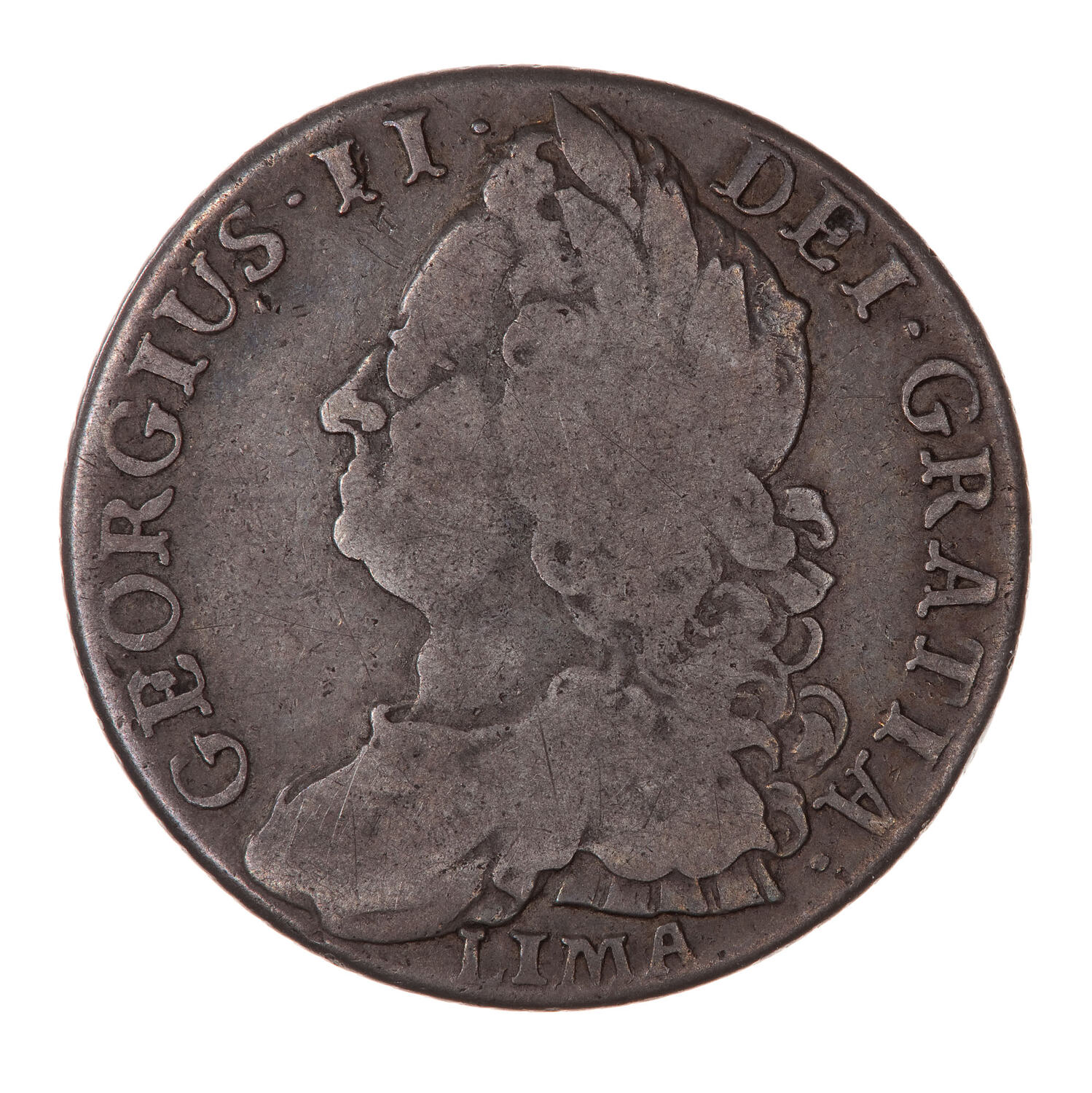Coin - Shilling, George II, Great Britain, 1745 LIMA