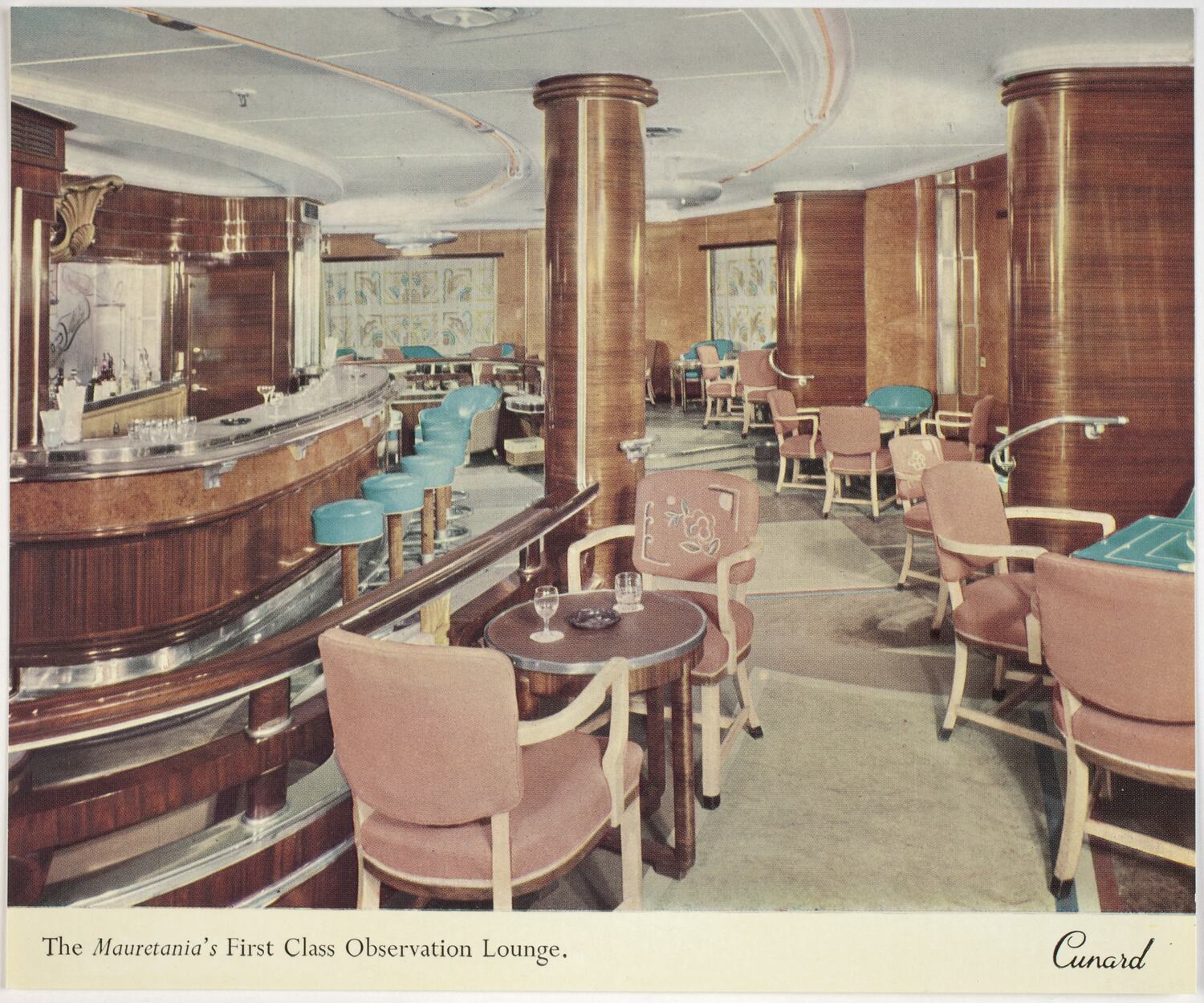 Advertising - Cunard Lines, circa 1960s