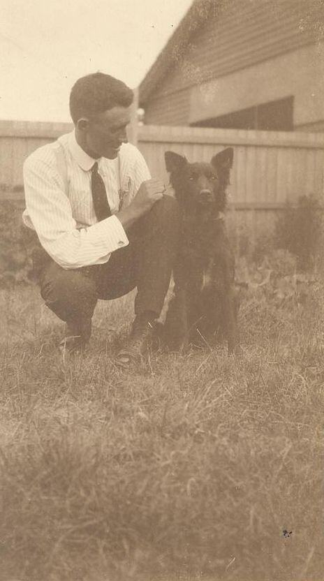 Photograph - Cluny Macpherson with Ponto, Victoria, circa 1935