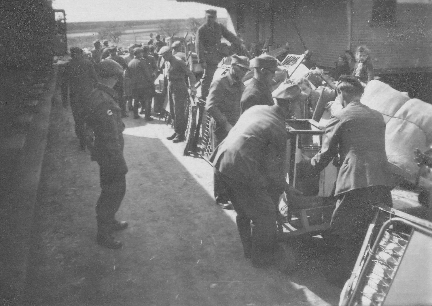 Digital Photograph - New Arrivals, Displaced Persons Camp GE, Germany, 1946