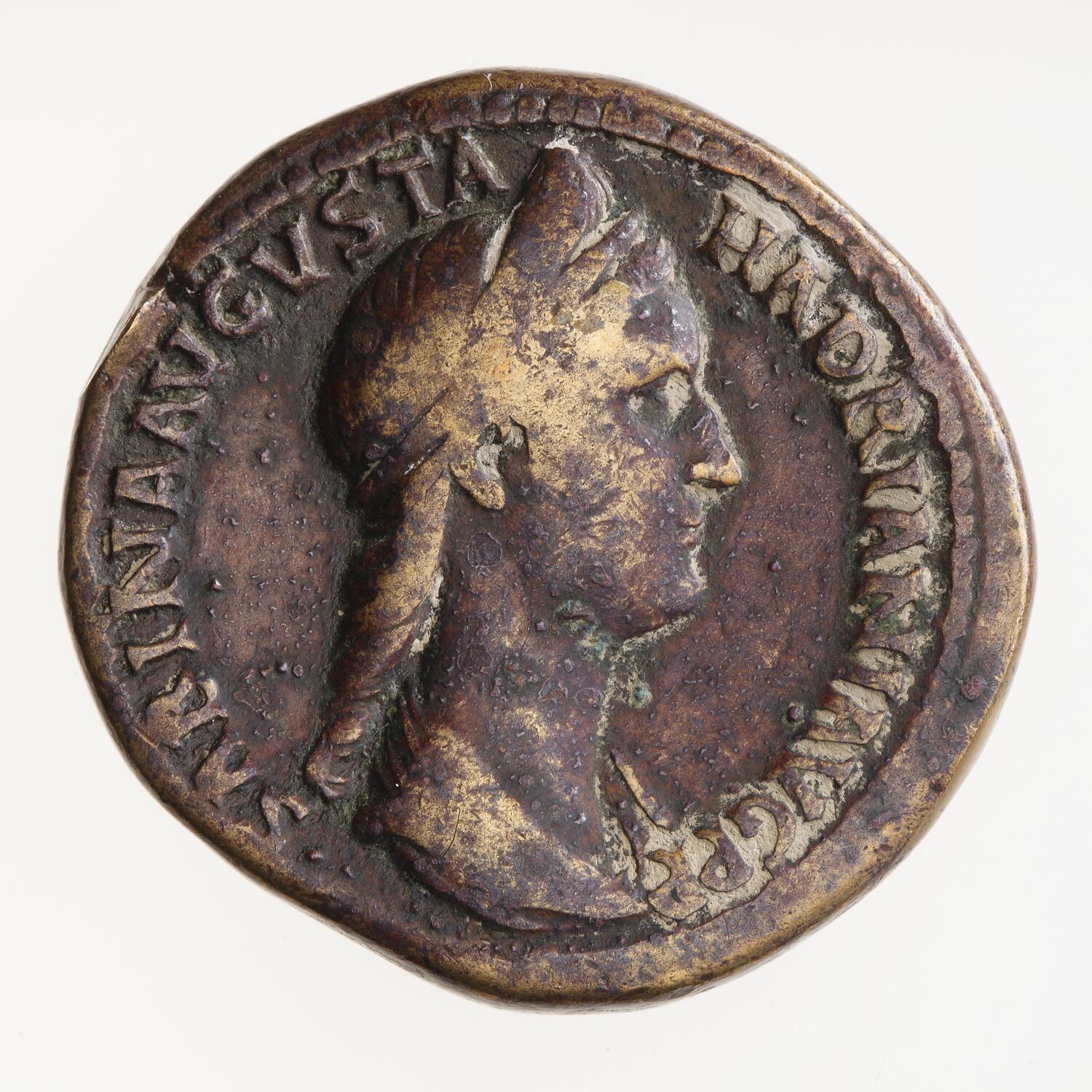 Coin Copy - Sestertius, Emperor Hadrian for Sabina, Ancient Roman ...