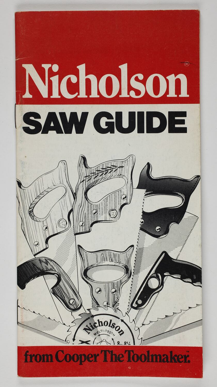 User Guide - The Cooper Group, Hand Saws, 1981