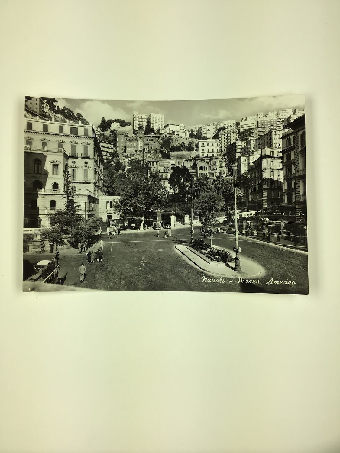 Postcard - Piazza Amedeo, Naples, 1967