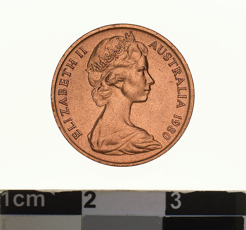 Coin - 1 Cent, Australia, 1980
