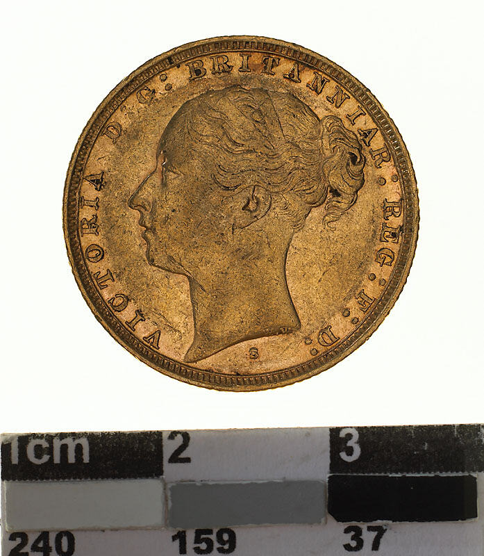 Coin - Sovereign, New South Wales, Australia, 1880