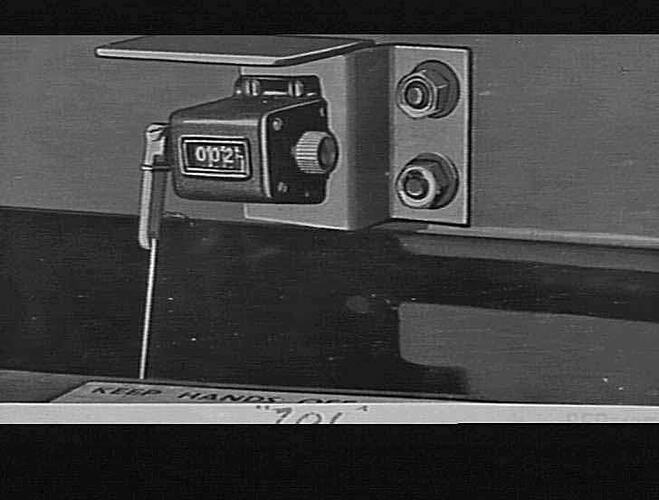 Photograph - H.V. McKay Massey Harris, Bale Counter for 701 Hay Baler ...