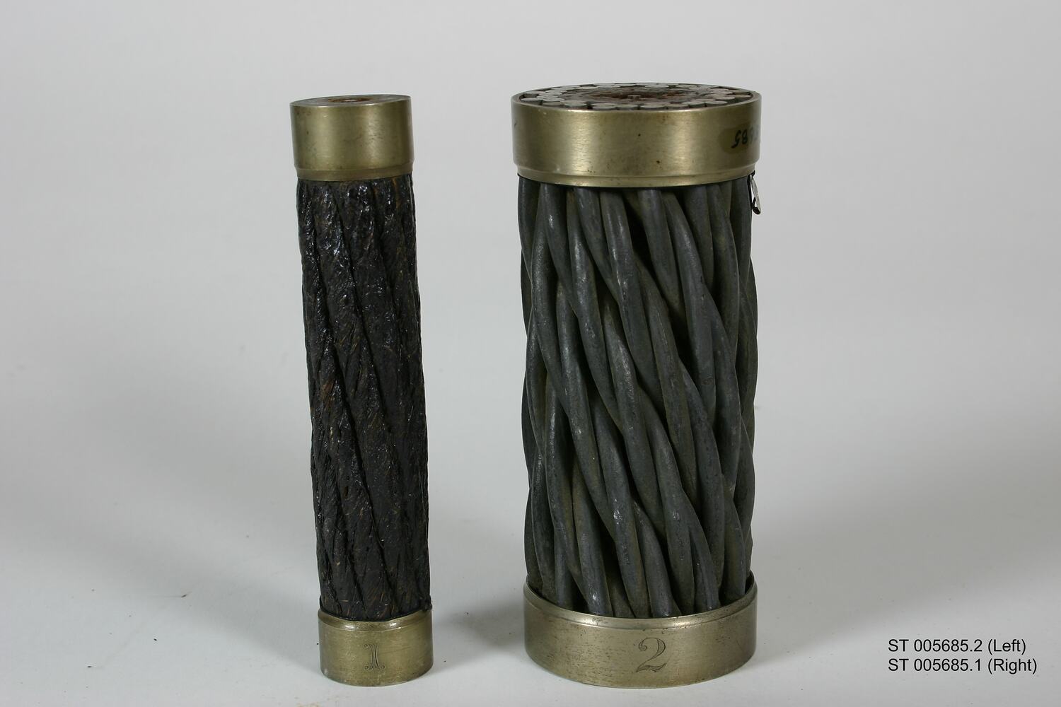 Cable Sample - Submarine Telegraph, Atlantic, Main Section, 1865