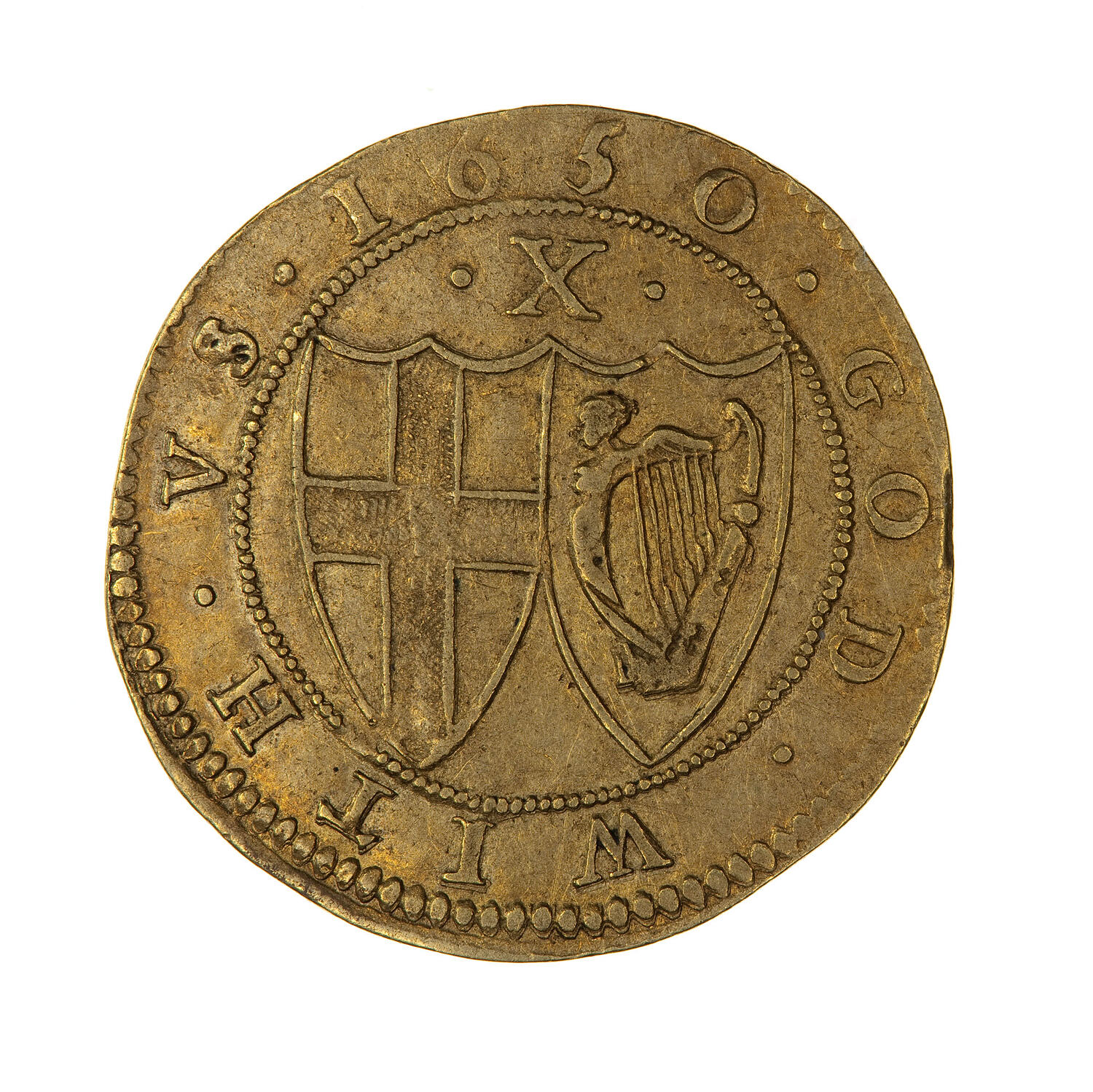 Coin - Double-crown, Commonwealth of England, Great Britain, 1650