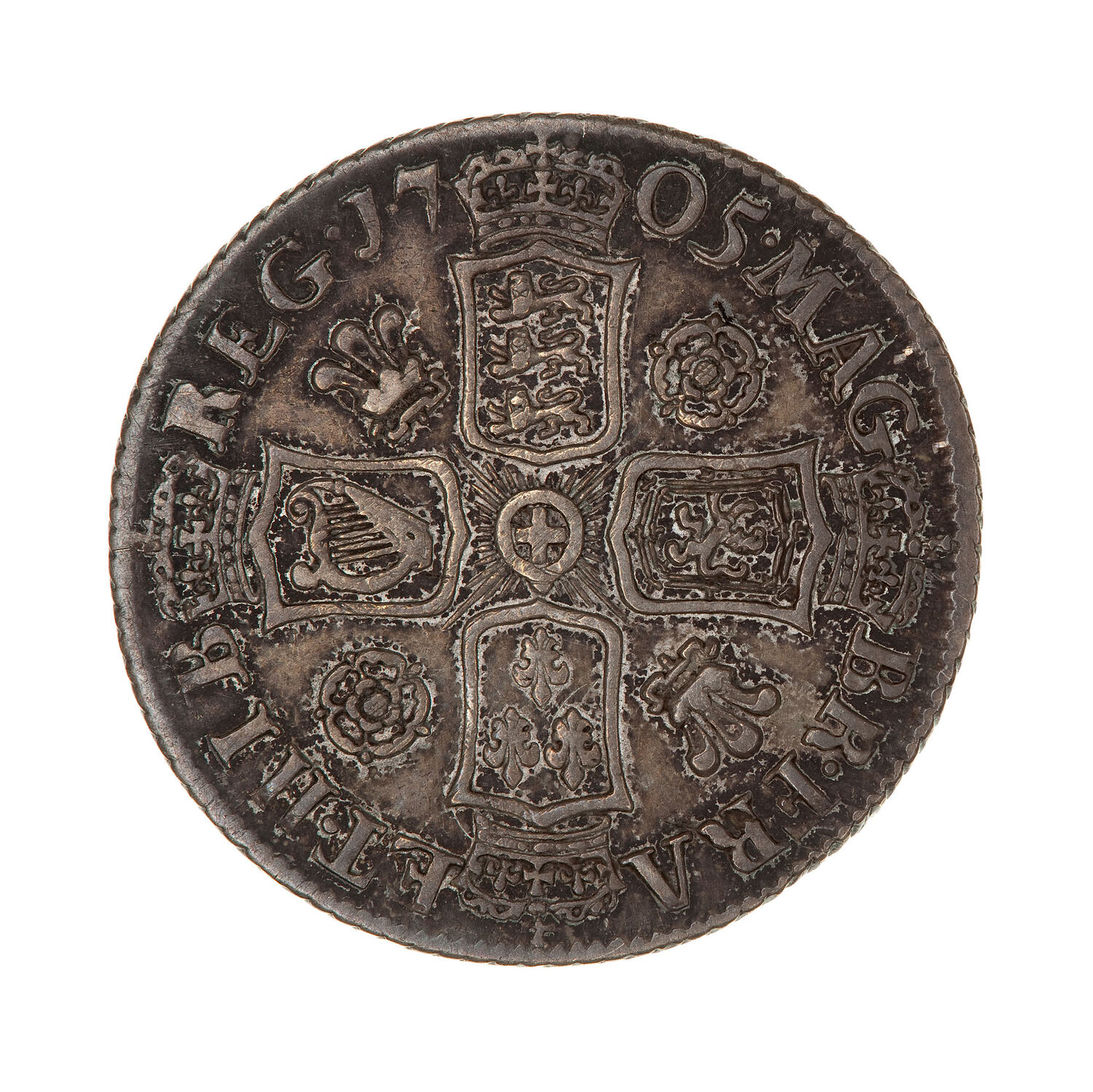 Coin - 1 Shilling, Queen Anne, England, Great Britain, 1705