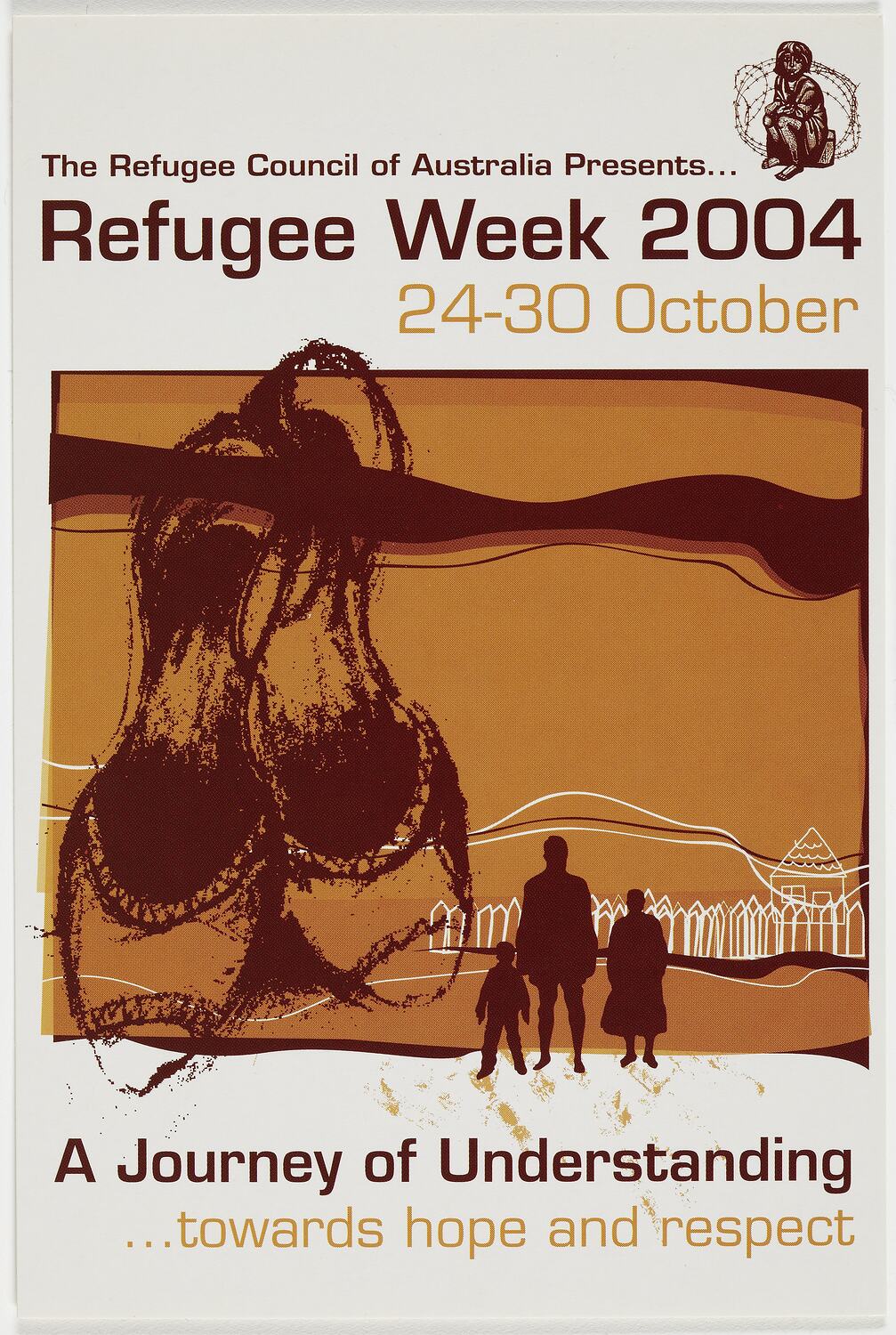 Postcard - 'Refugee Week', Avant Card, 2004