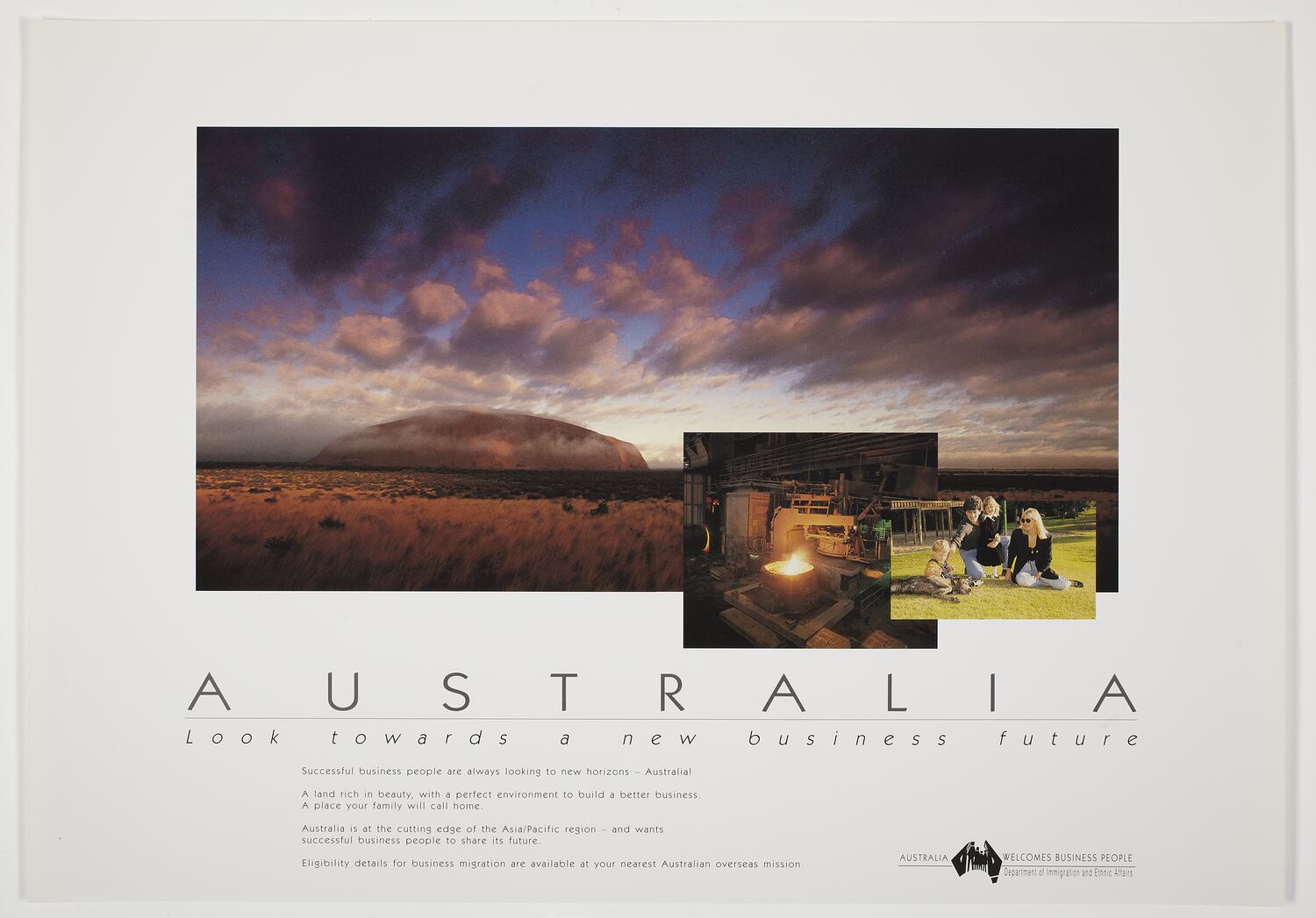 Poster - Australia: Look Towards a New Business Future, Department of ...