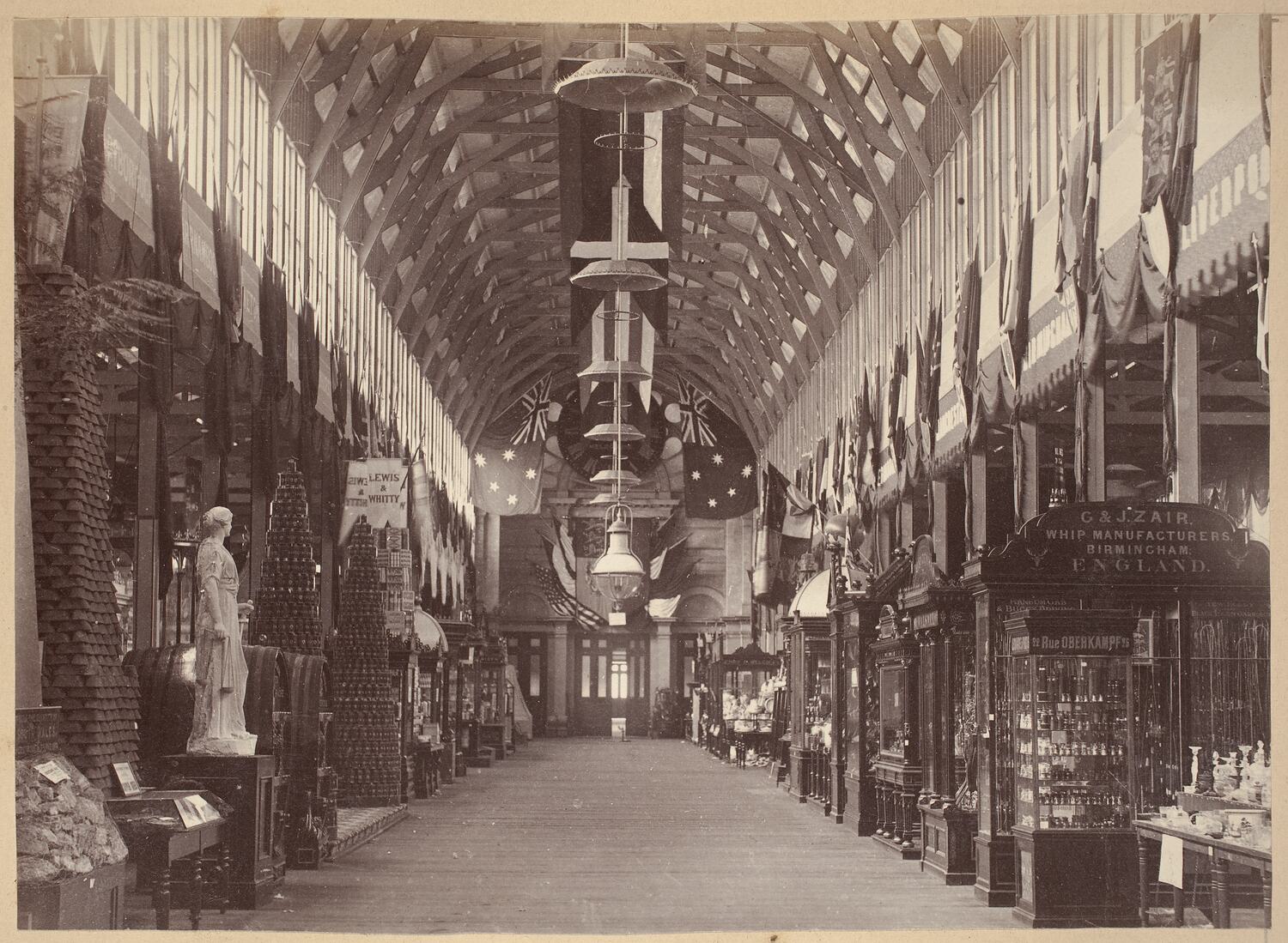 Photograph - Main Avenue Looking South, Temporary Annexe, Exhibition ...