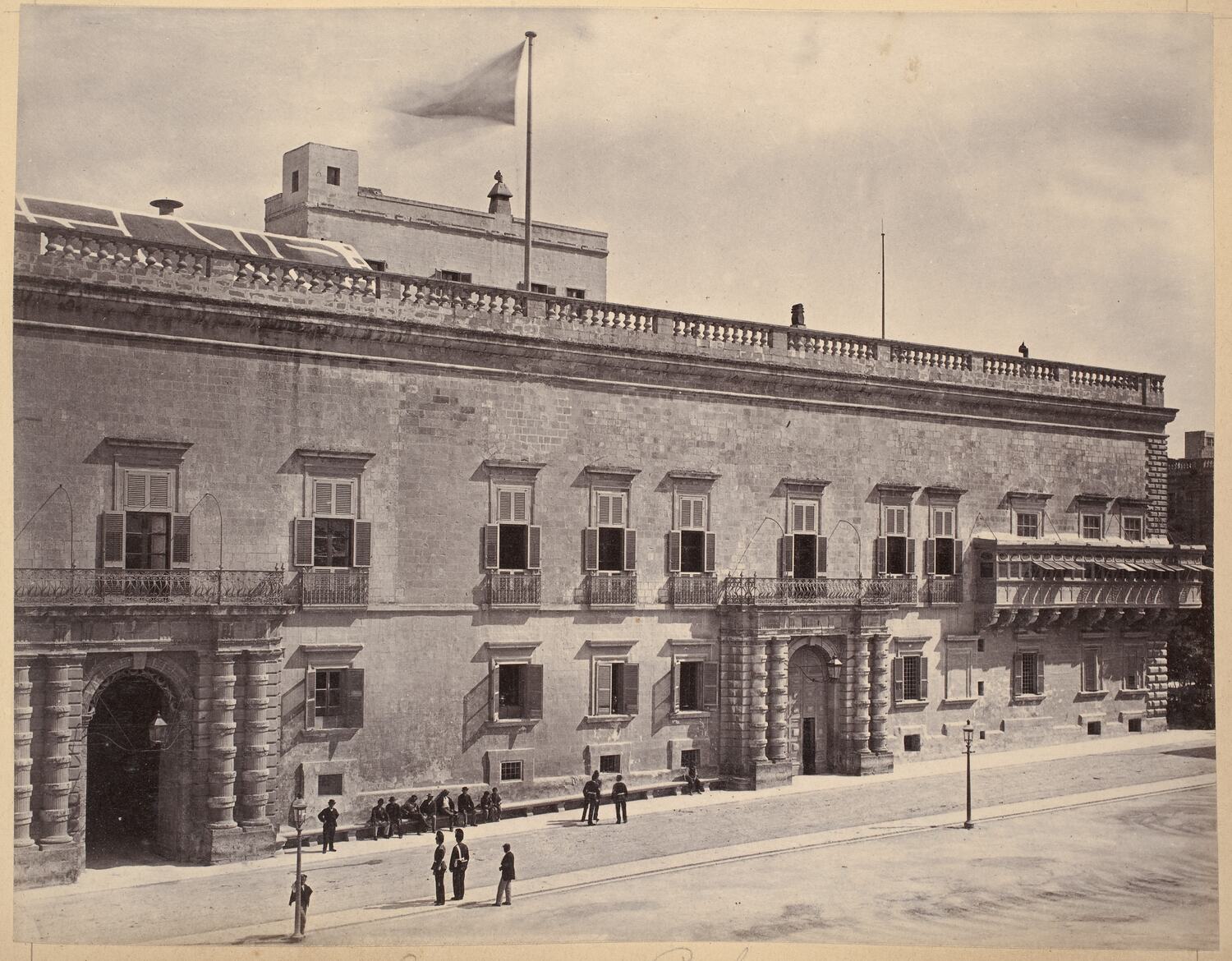 Photograph - Government Building, Malta, circa 1870