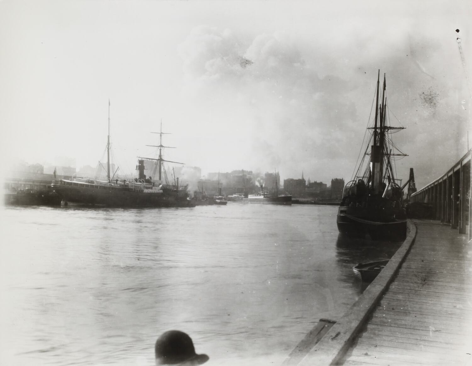 Photograph - Ships, Victoria Dock, Port Melbourne, Victoria, circa 1905