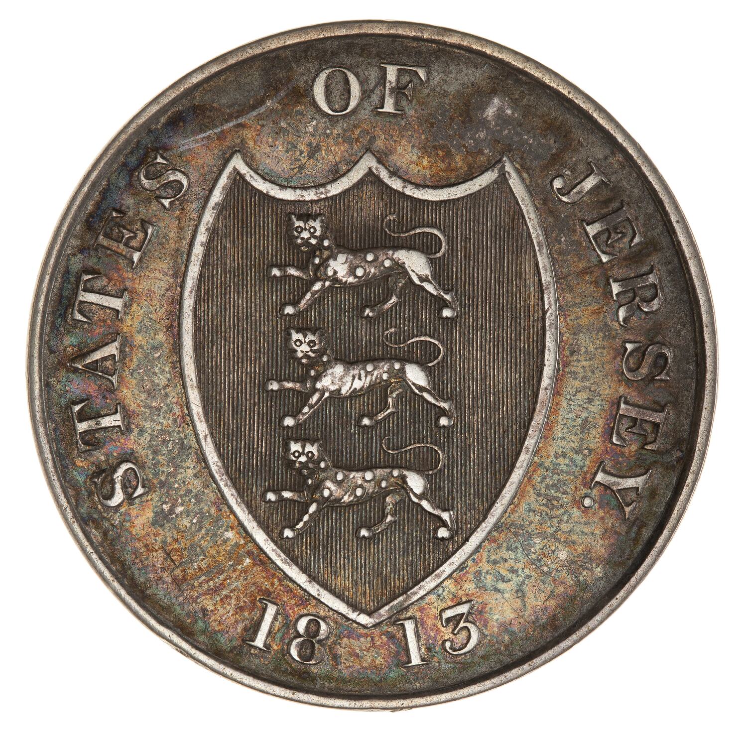 Coin - 3 Shillings, Jersey, Channel Islands, 1813