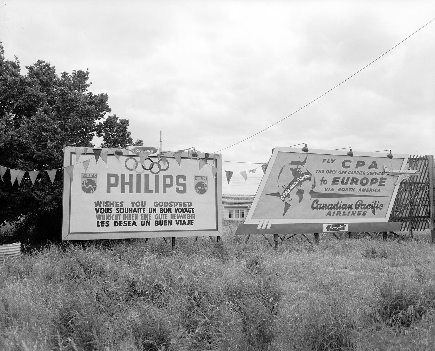 Negative - Roadside Billboards, Melbourne, Victoria, 1956