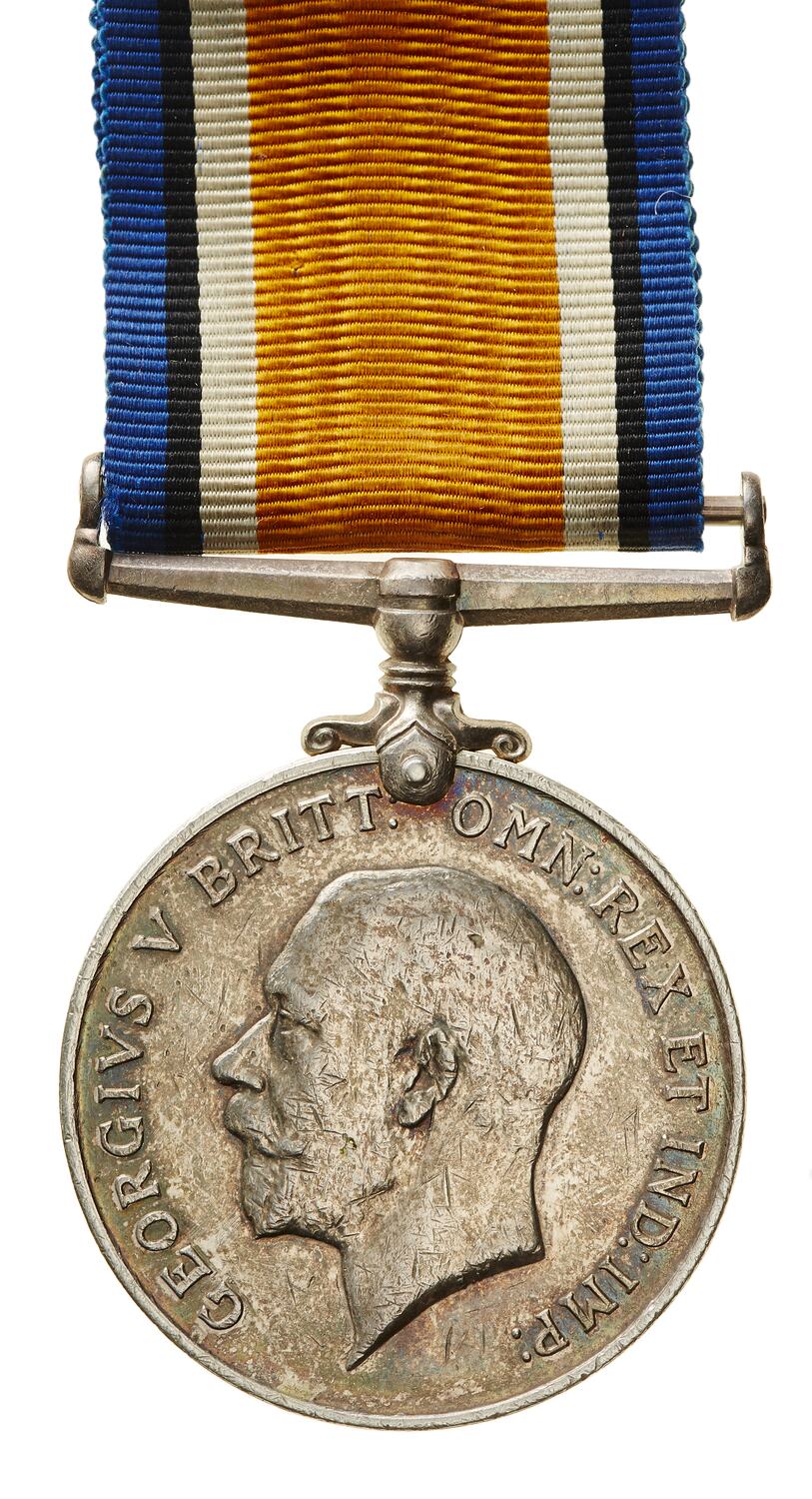 Medal - British War Medal, Great Britain, Private A.L.B. Hampton, 1914-1920