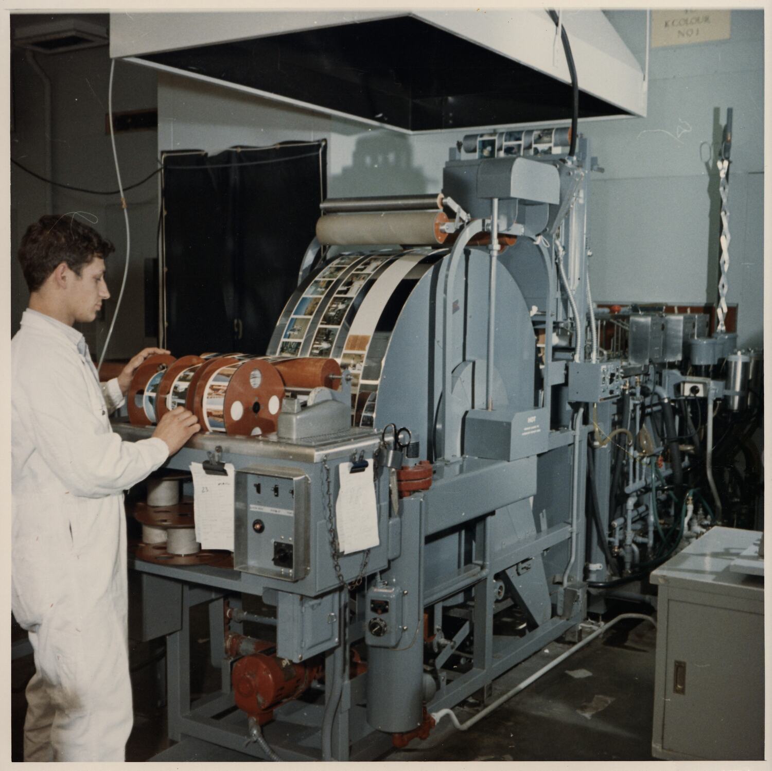 Photograph - Kodacolor Prints on Drying Machine, Kodak Factory, Coburg ...