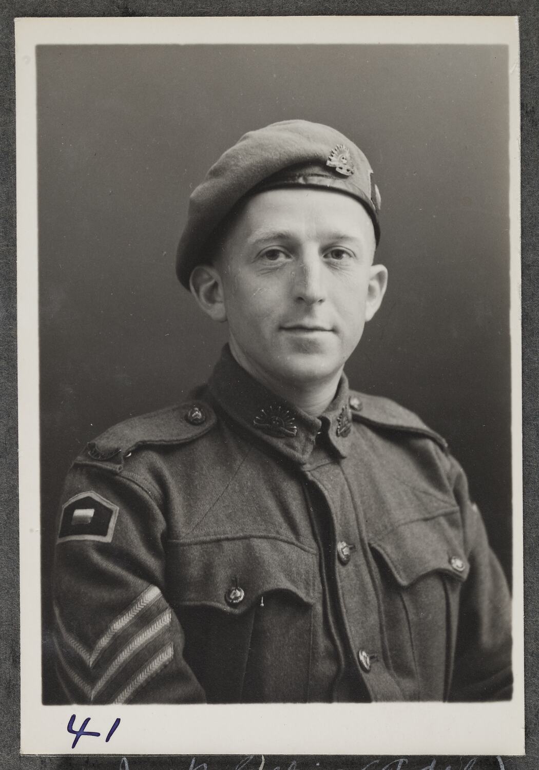 Photograph - Sergeant Jack Ellis, Abbotsford, Victoria, World War II ...